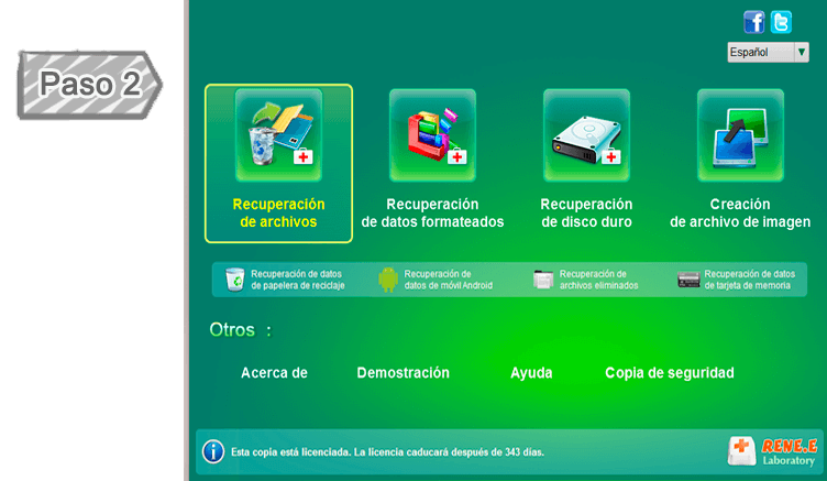 Renee Undeleter-Software para recuperar archivos o datos eliminados en ...